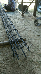 Pile Cage construction - Thai House Build