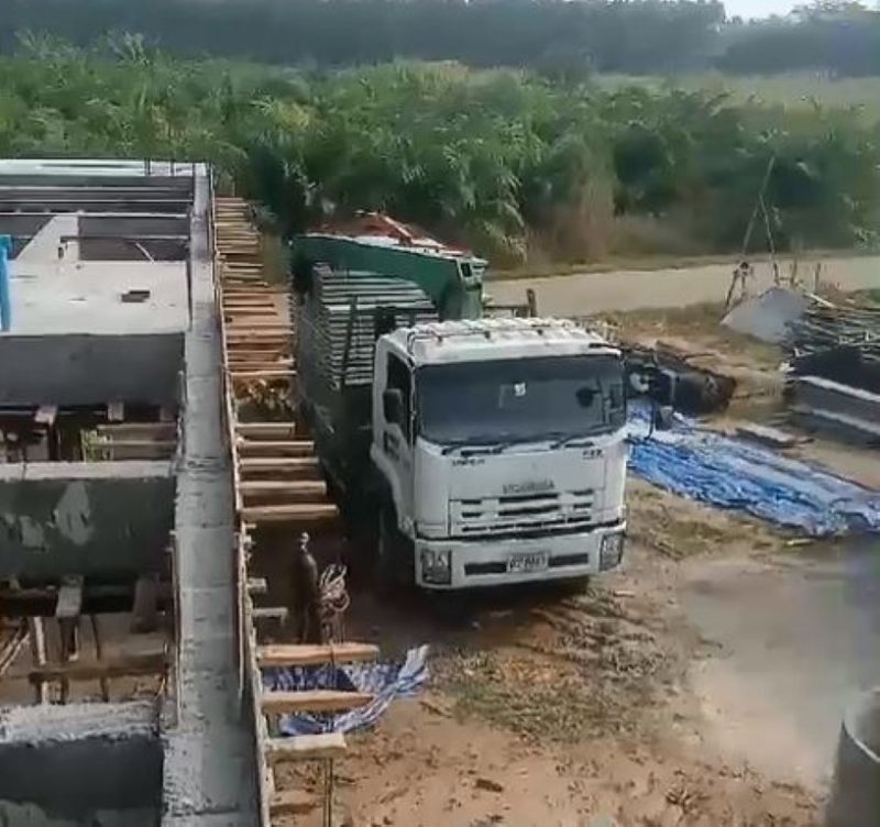 First Floor Planks - Thai House Build